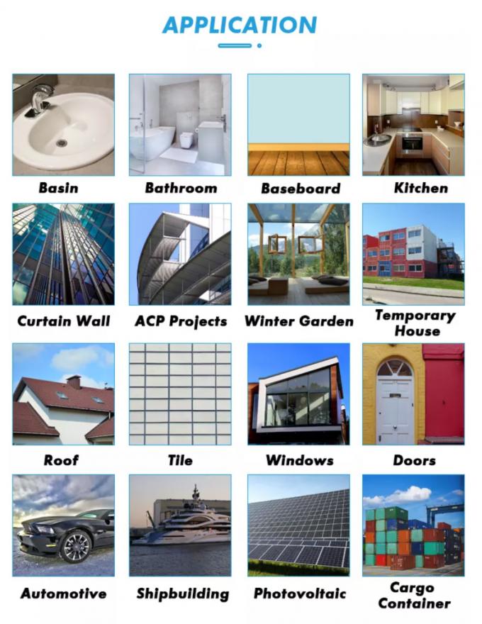 369 Ms Modified Silane Polymer Silicone Sealant For Automotive Aluminum ...